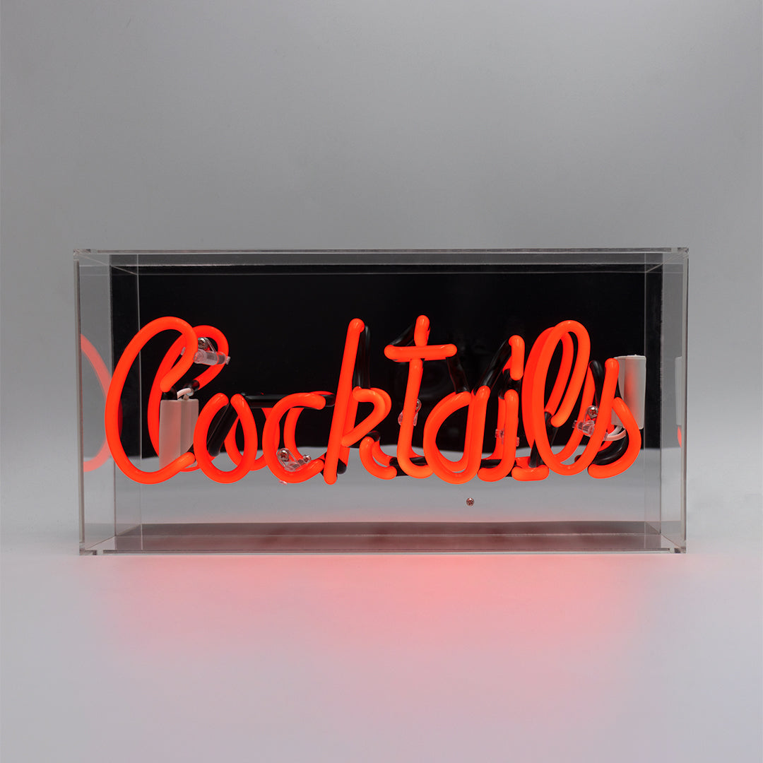 Cocktails Neon Sign | Quirky Lighting + Gifts