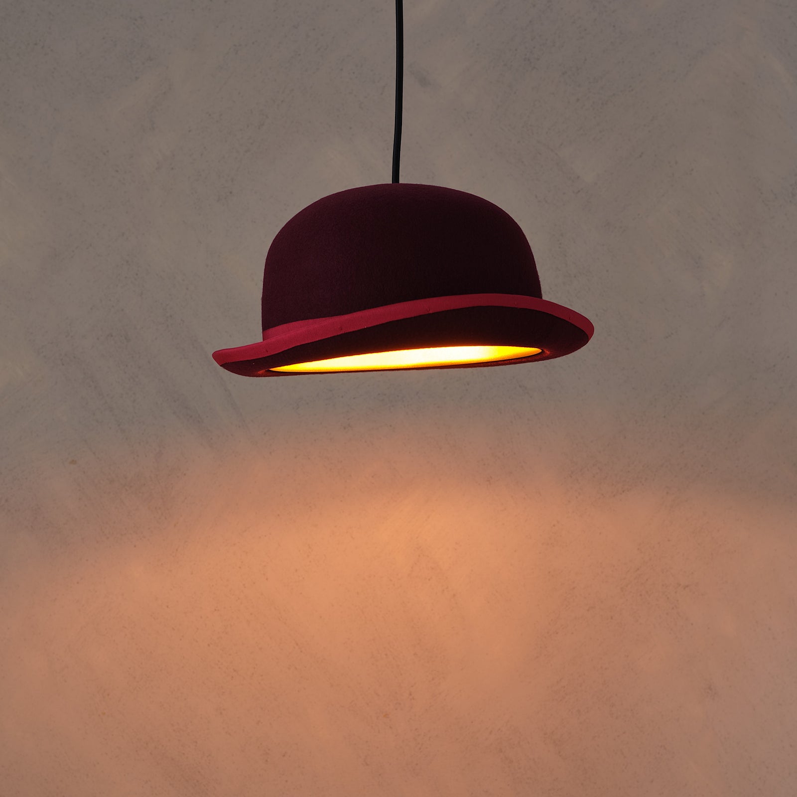 Jeeves Bowler Hat Pendant Light.