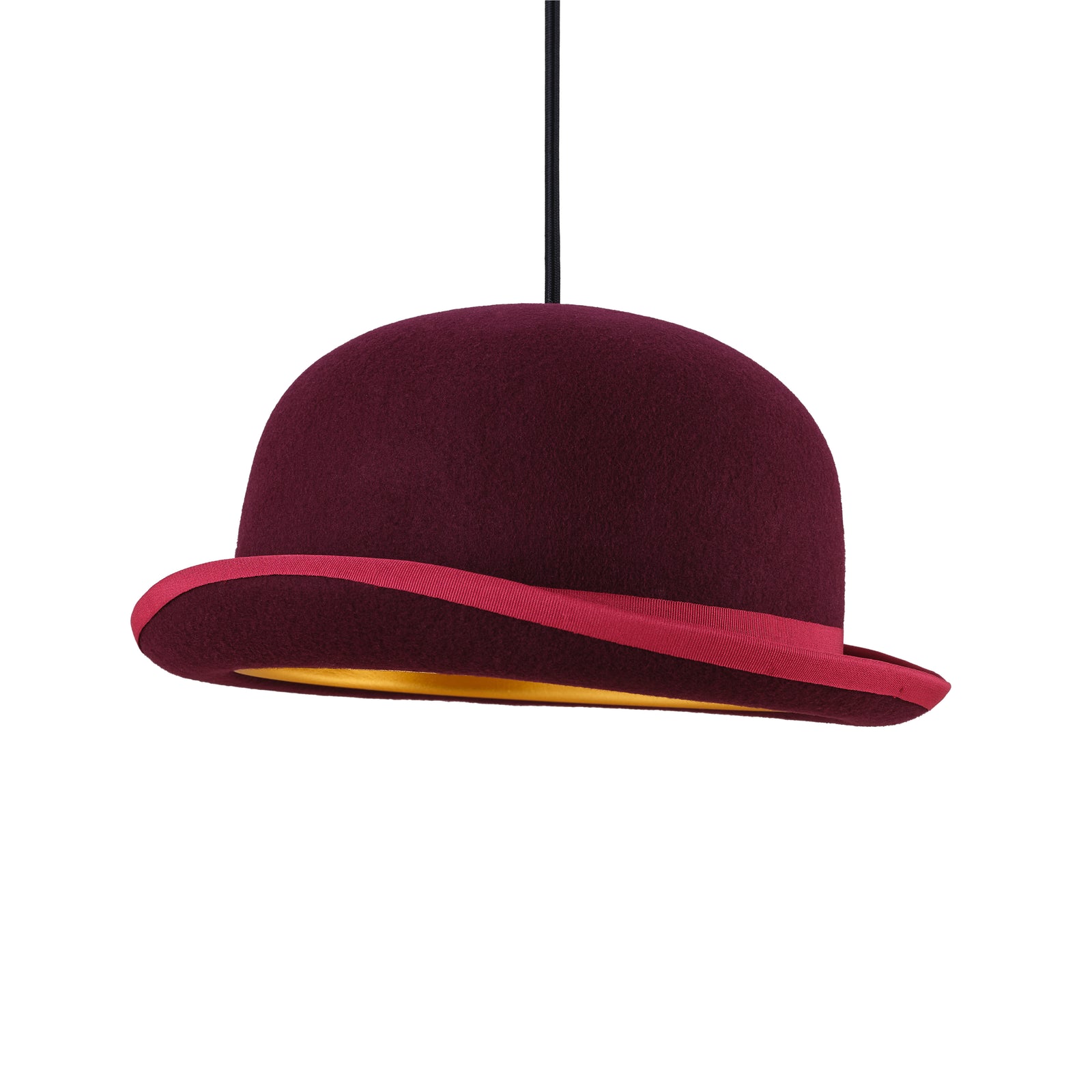 Jeeves Bowler Hat Pendant Light.